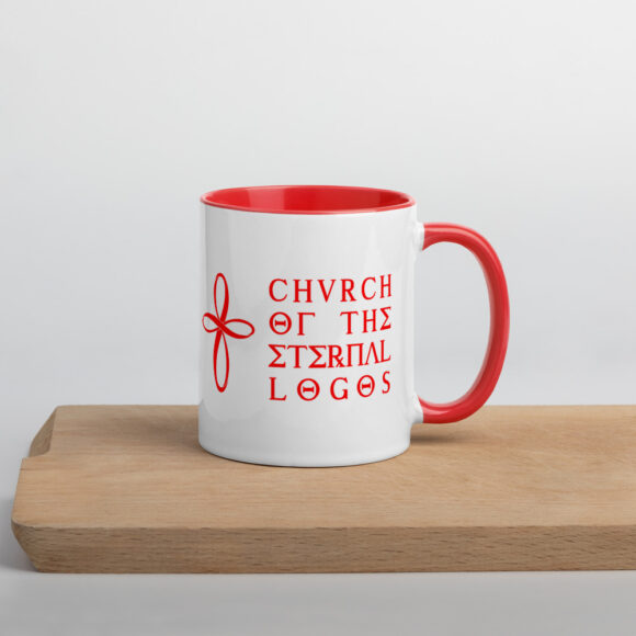 Red Calvary Cross Mug - Dr. David Patrick Harry, PhD