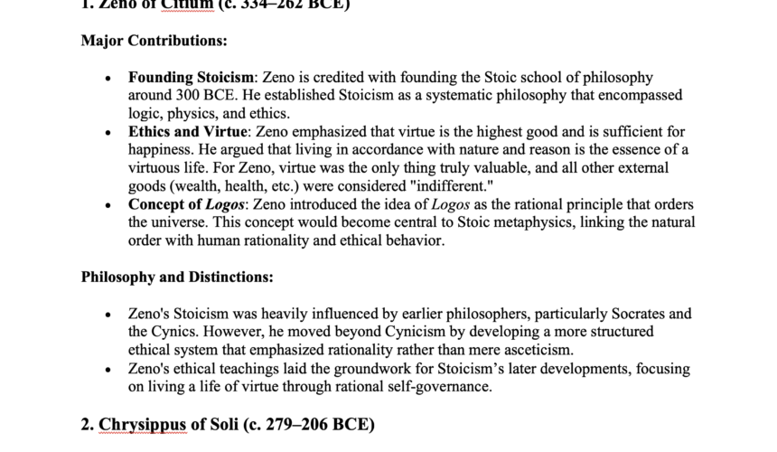 Stoicism and Orthodox Christianity Review Document - Dr. David Patrick ...